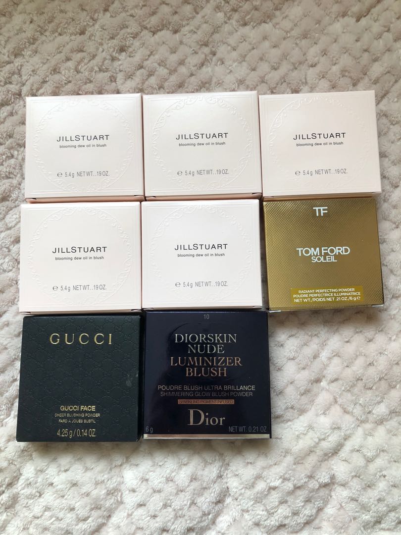 全新胭脂/高光 TF Gucci Dior Jill Stuart, 美容＆化妝品, 健康及美容 - 皮膚護理, 化妝品 - Carousell