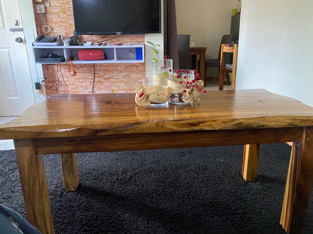 Acacia center table, Furniture & Home Living, Furniture, Tables & Sets ...