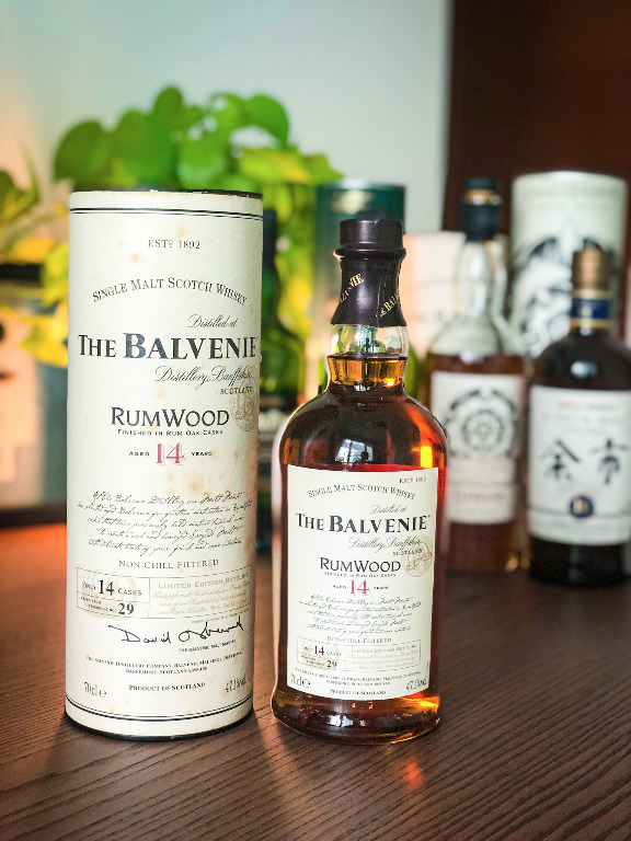 [RARE] Balvenie 14 Year Old Rum Wood, Food & Drinks, Alcoholic ...
