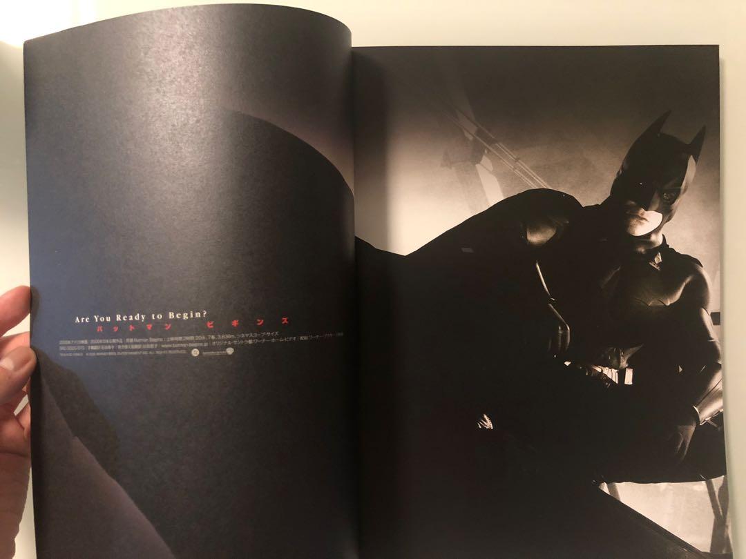 Batman Begins Dark Knight series 絕版 日版 電影場刊 Christopher Nolan Christian ...
