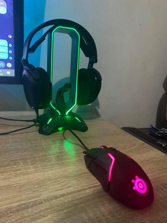 (BUNDLE) Steelseries Rival 600 Mouse + Vertex Mouse Bungee with ...