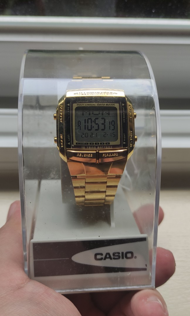 Casio Gold Vintage Watch Digital, Men's Fashion, Watches & Accessories ...