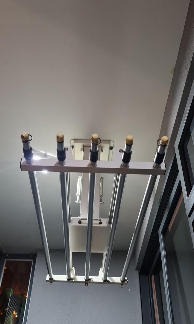 Ceiling Laundry Hydraulic Hang System, Furniture & Home Living ...