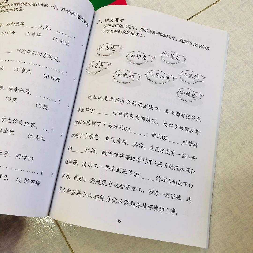 Chinese Assessment Book in exam format, Hobbies & Toys, Books ...