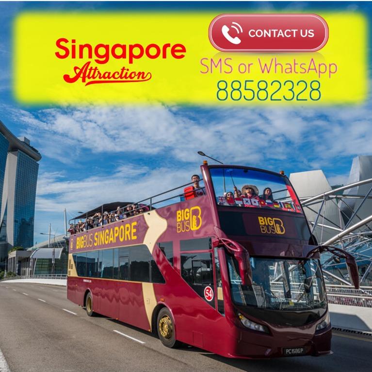 Classic Singapore Big Bus Tour, Tickets & Vouchers, Local Attractions ...