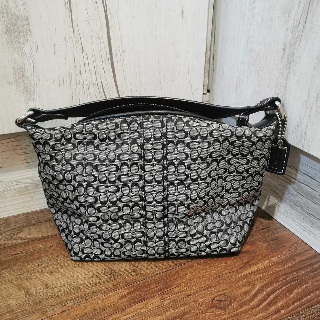 Coach Small Pouch With Handle, Luxury, Bags & Wallets on Carousell
