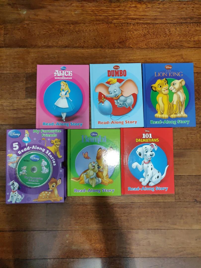 Disney-5 Read Along Stories, Hobbies & Toys, Books & Magazines ...
