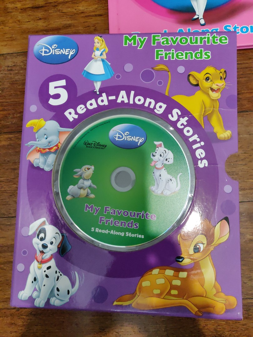 Disney-5 Read Along Stories, Hobbies & Toys, Books & Magazines ...