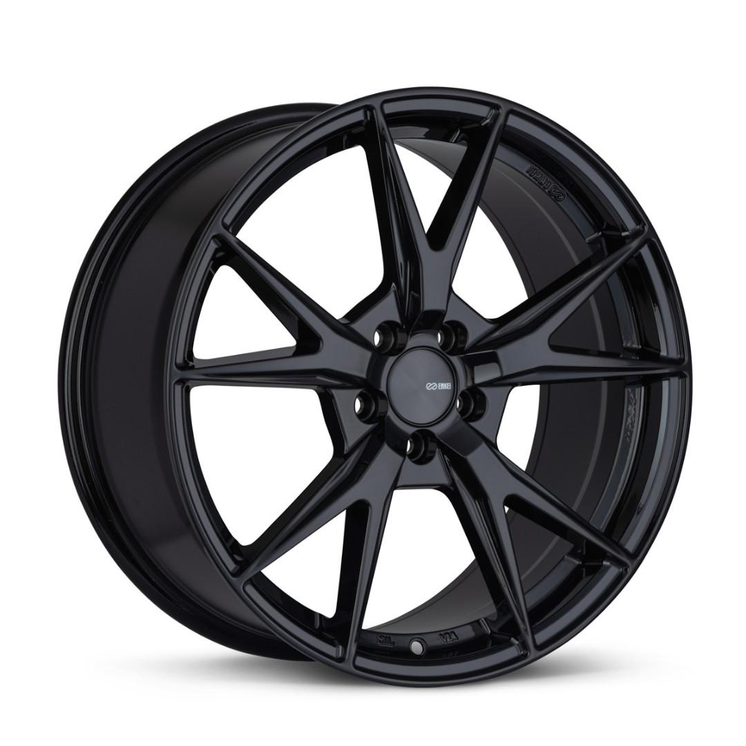 Enkei Phoenix 18" Inch PCD 5x114.3 8J Inset 45 Gloss Black Performance ...