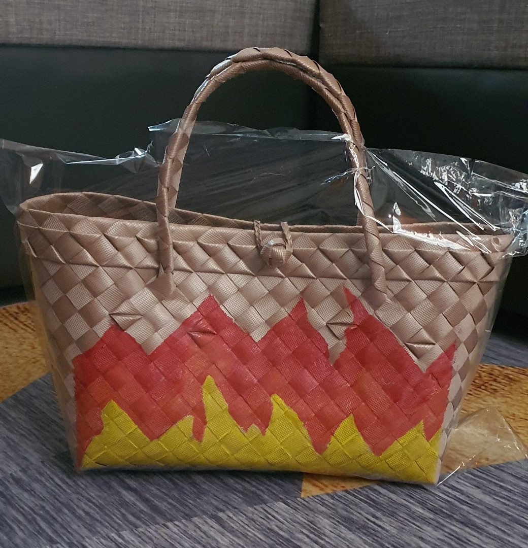 Handpainted Bayong Bag, Women's Fashion, Bags & Wallets, Purses ...