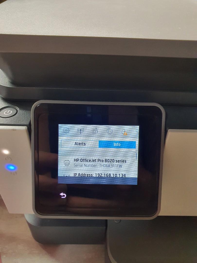 HP OfficeJet Pro 8020 Printer, Computers & Tech, Printers, Scanners ...