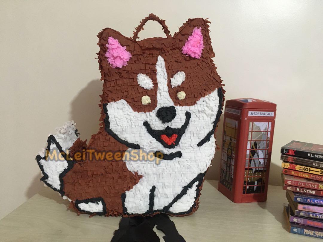 Husky Puppy Pinata (Brown or Black), Hobbies & Toys, Stationary & Craft ...
