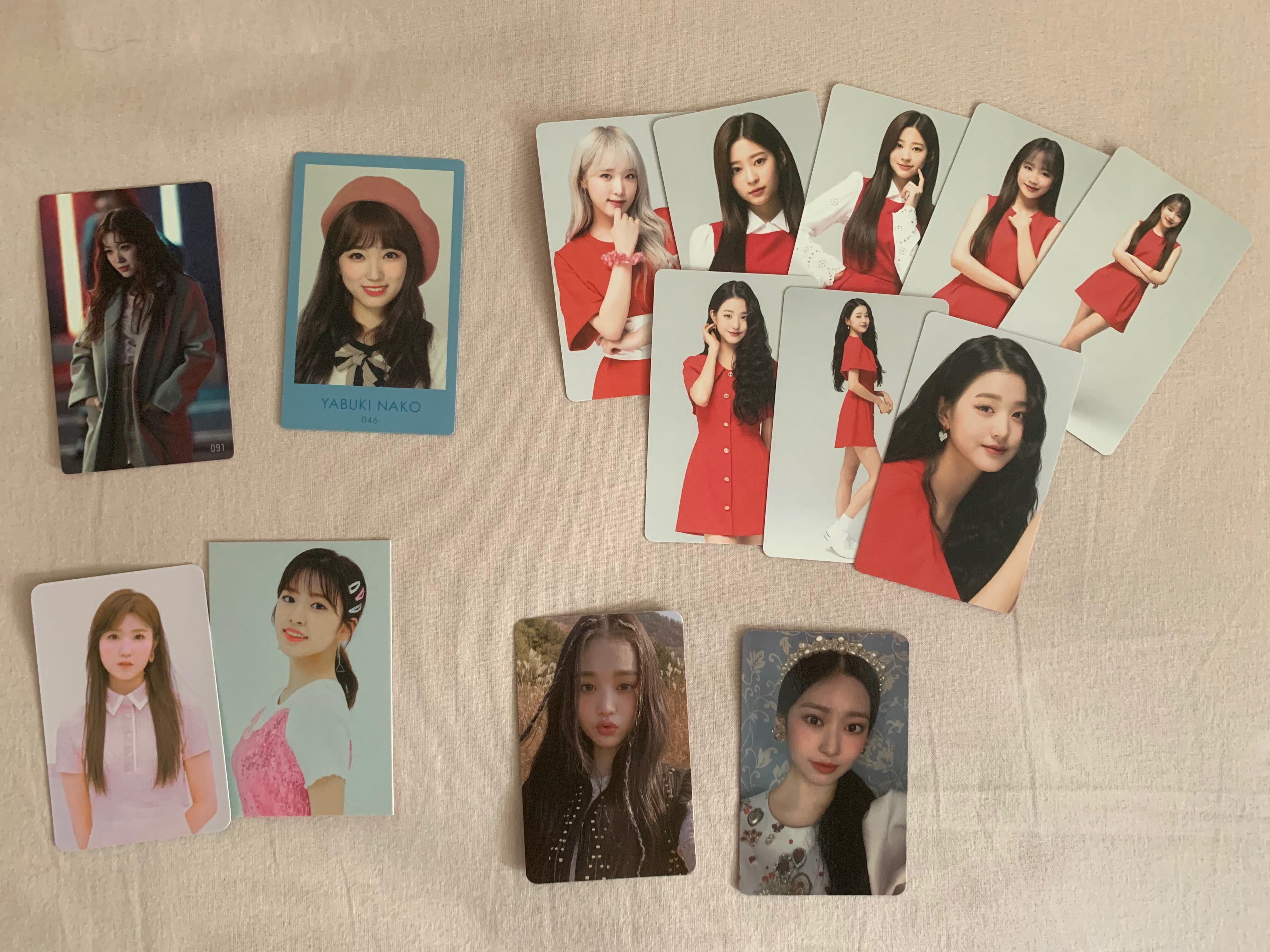 iz*one izone photocards yena minju nako hitomi yuri yujin wonyoung one ...