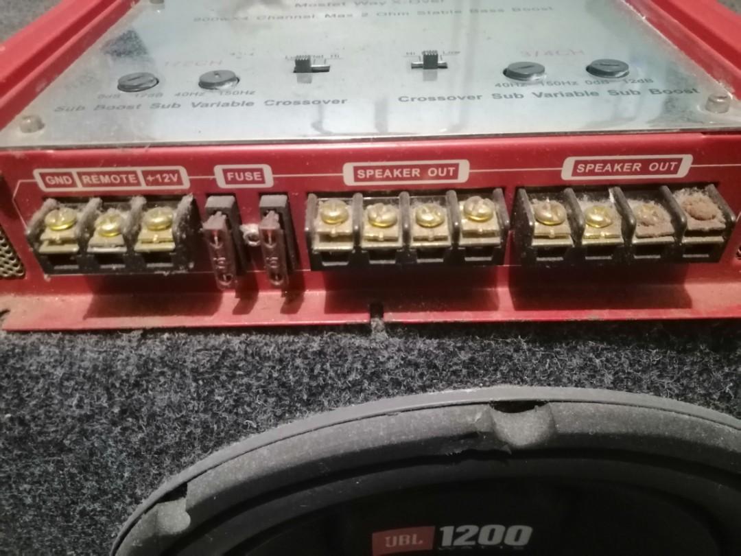 JBL 1200 Subwoofer w/ X12 amp, Audio, Soundbars, Speakers & Amplifiers ...