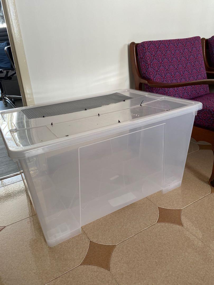 Large IKEA Samla Bin for Dwarf Hamster, Furniture, Others on Carousell