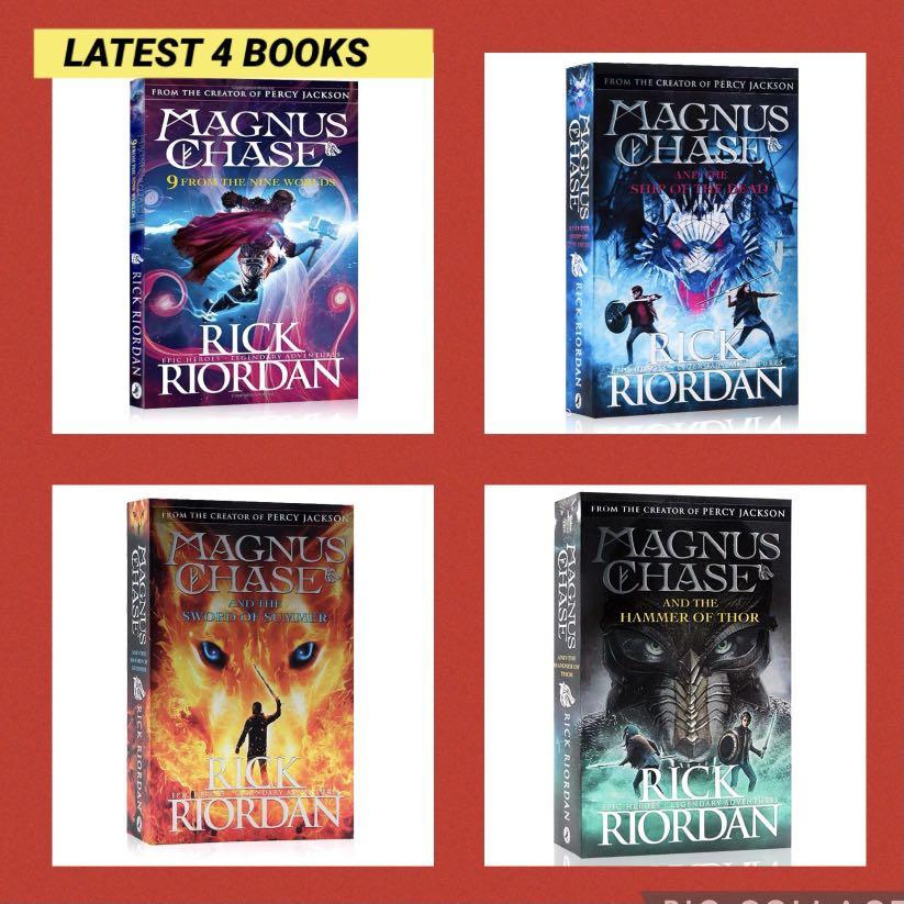 Magnus Chase, latest 4 books set ( Rick Riordan , Percy Jackson) zz, 興趣 ...