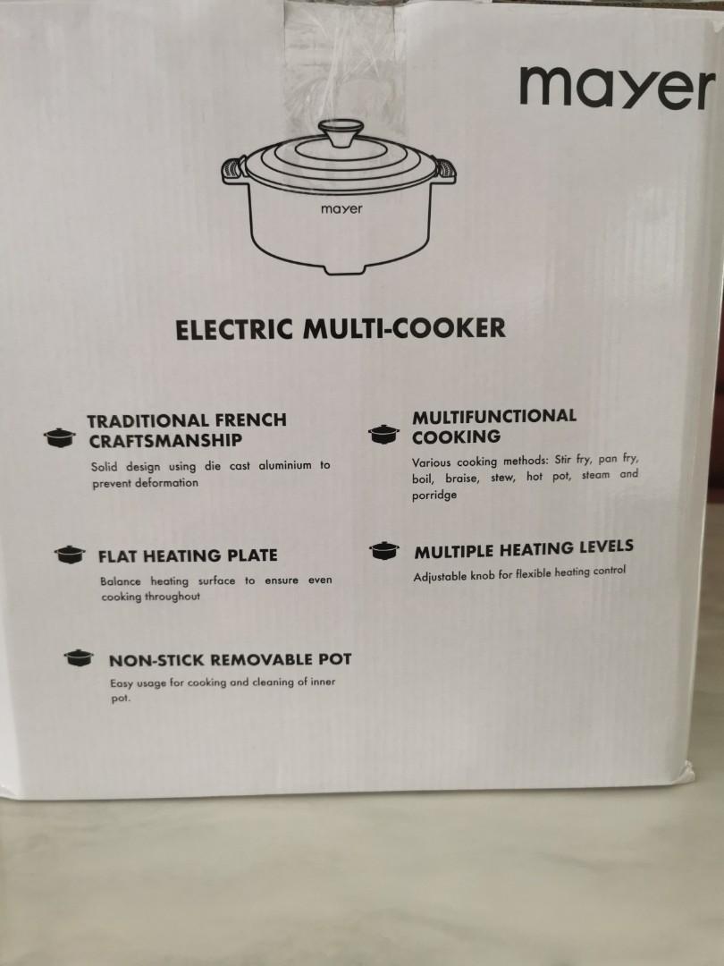 Mayer Electric Multi-cooker MMEMC4 4 Litres, TV & Home Appliances ...