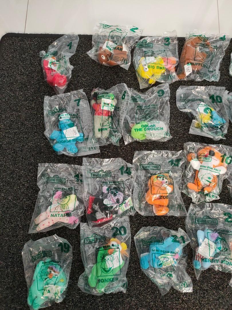 McDonald’s Happy Meal Sesame Street Mini Bean Pals, Hobbies & Toys ...