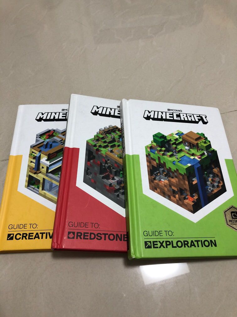 Minecraft guide books, Books & Stationery, Children's Books on Carousell