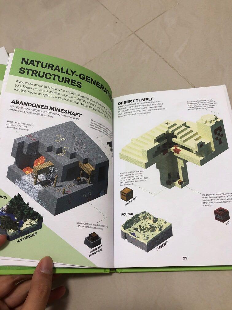 Minecraft guide books, Books & Stationery, Children's Books on Carousell