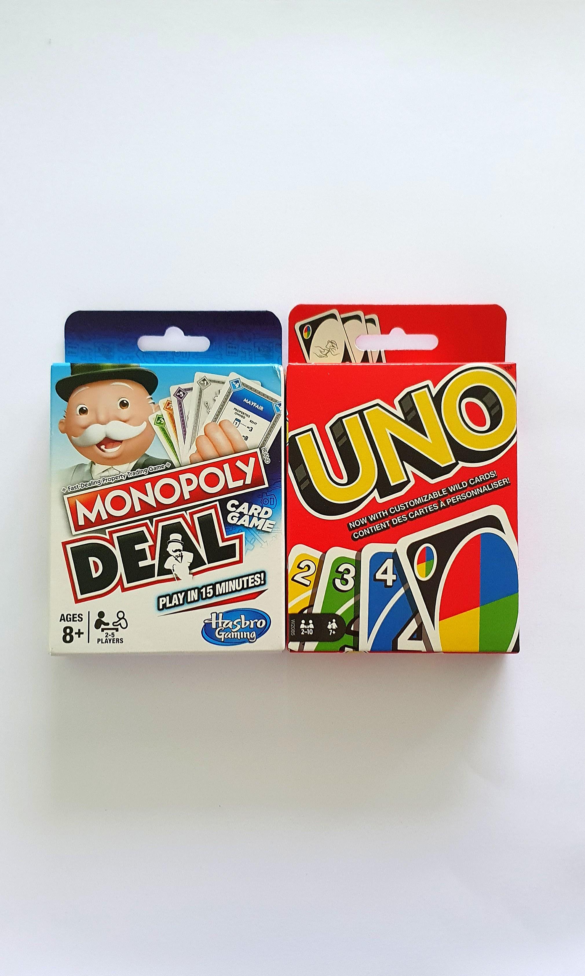 Monopoly & Uno Card Game, Hobbies & Toys, Toys & Games on Carousell
