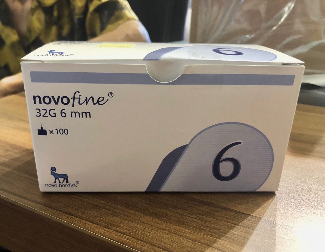 Novofine Insulin Pen Needles 32g 0.25 x 6mm, Health & Nutrition, Health ...