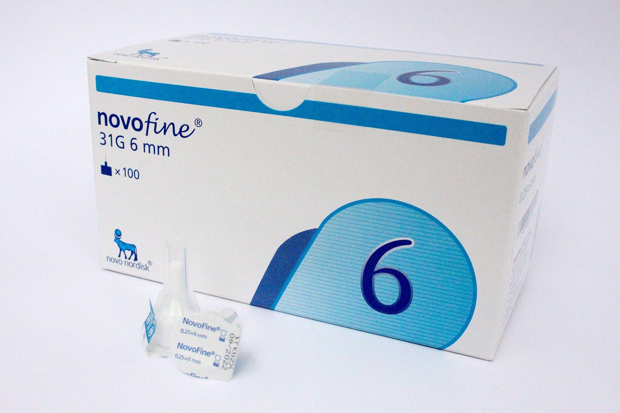 Novofine Insulin Pen Needles 32g 0.25 x 6mm, Health & Nutrition, Health ...