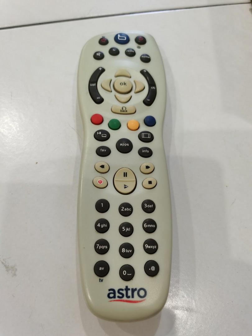 Original Astro Remote Control, TV & Home Appliances, TV & Entertainment ...