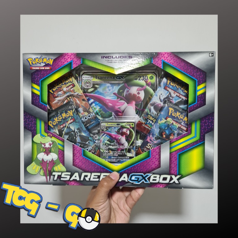 PRICE DROP! Pokémon TCG: Tsareena-GX Box, Hobbies & Toys, Toys & Games ...