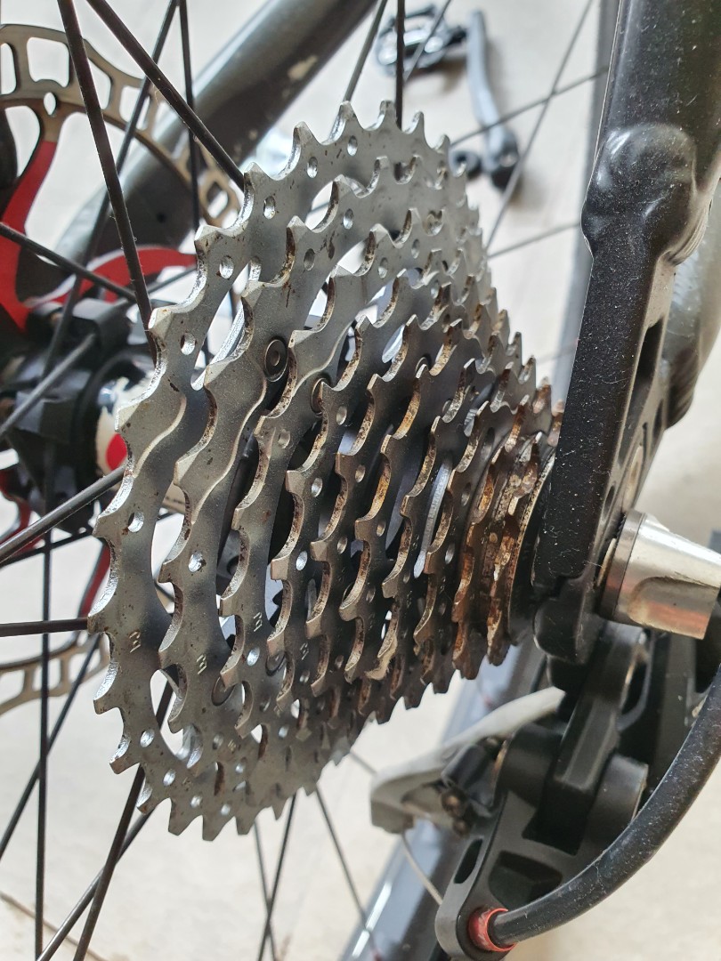 Shimano xt cassette 11 and 32 original slightly used lightweight cogs ...