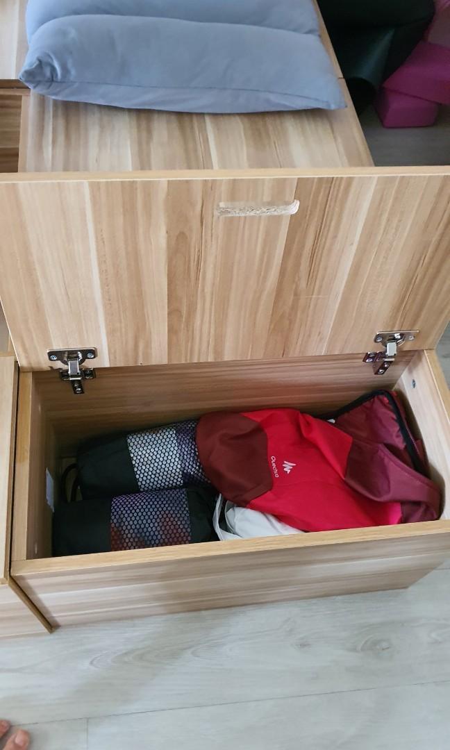 Tatami storage platform bed storage sofa adjustable table, Furniture ...