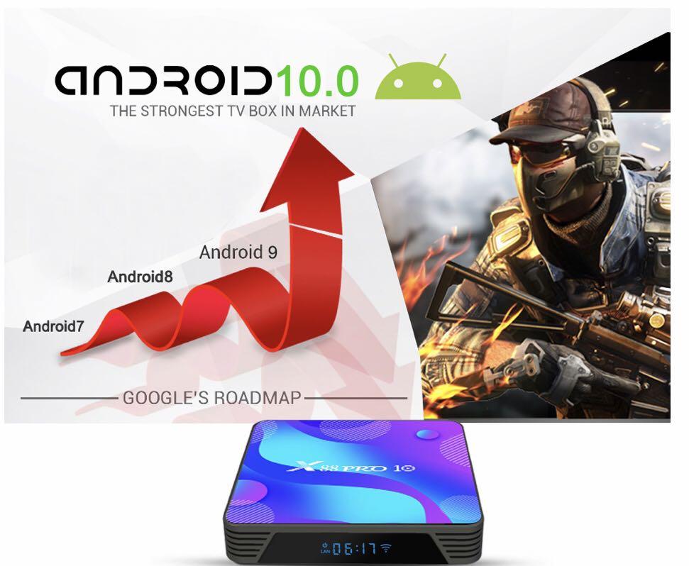 TV Box 電視機頂盒 X88 Pro 10 ，Ram 4K , Rom 32GB, 家庭電器, 電視 & 其他娛樂, 電視 - Carousell
