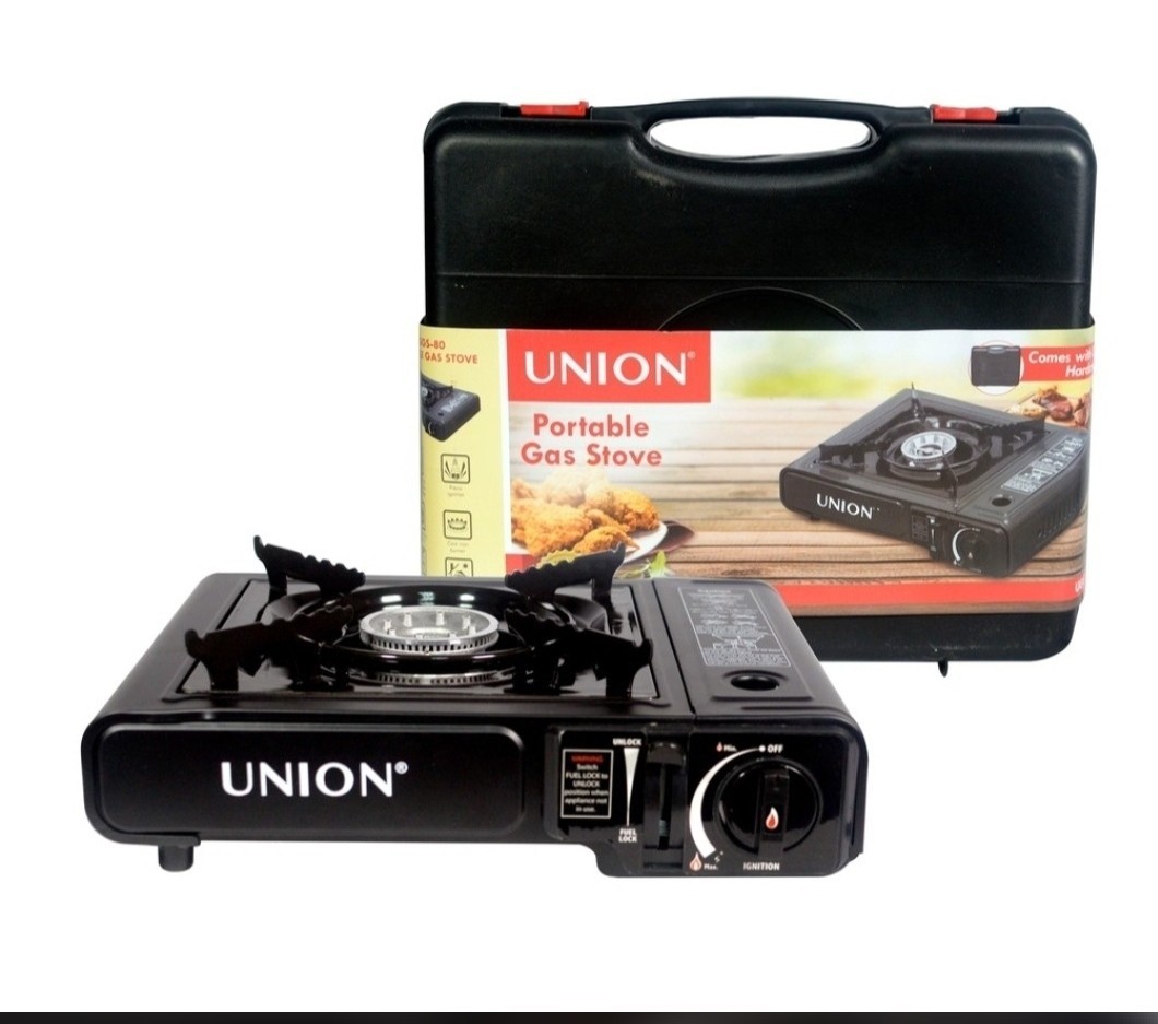 Union Portable Gas Stove with case outdoor camping, Furniture & Home ...