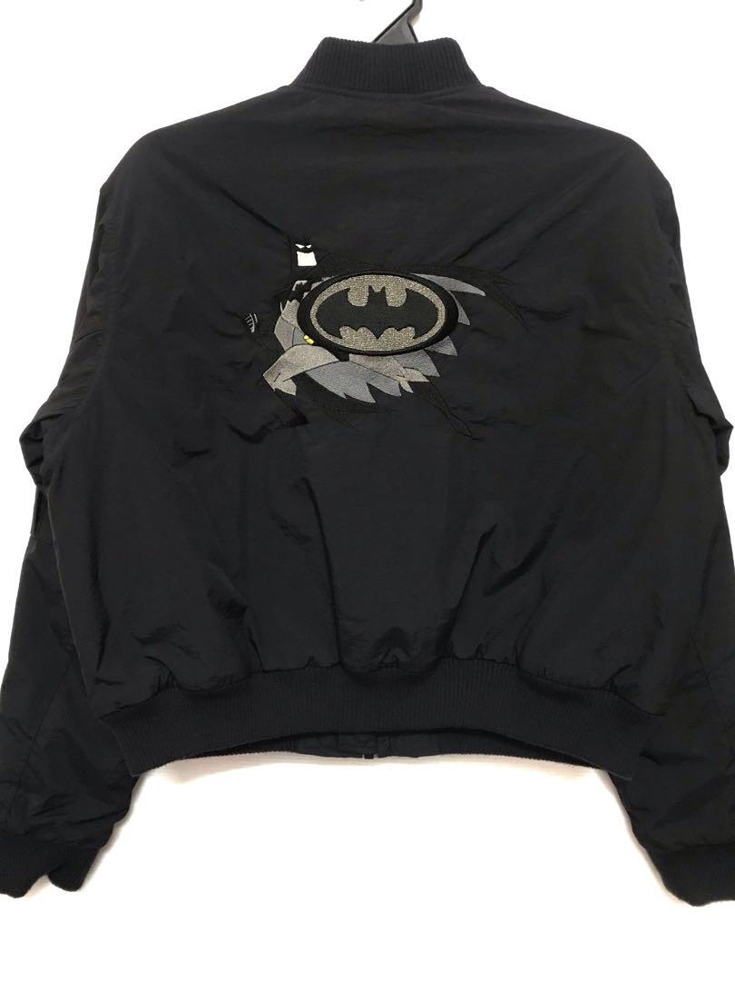 vintage 90s Batman Dc Comics Bomber Flight Jacket, Men's Fashion, Coats ...