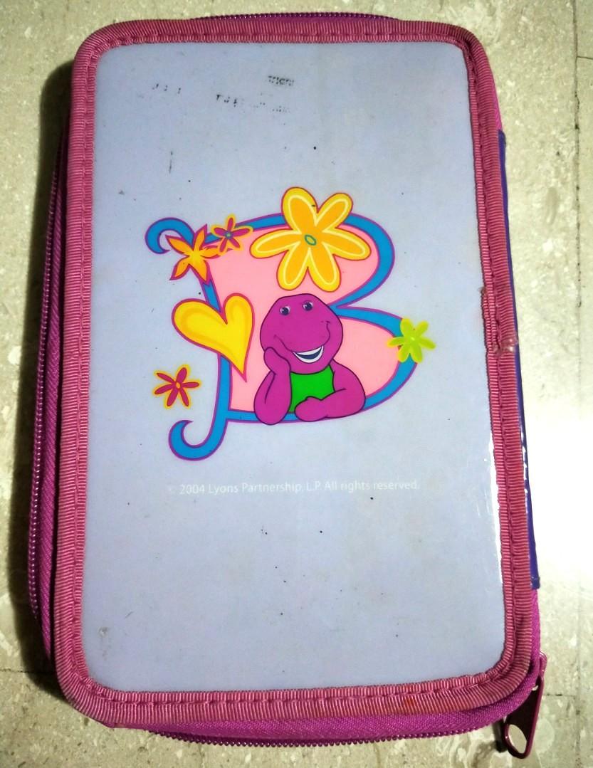 Barney Case with 11 Coloured Pencils, Books & Stationery, Stationery on ...