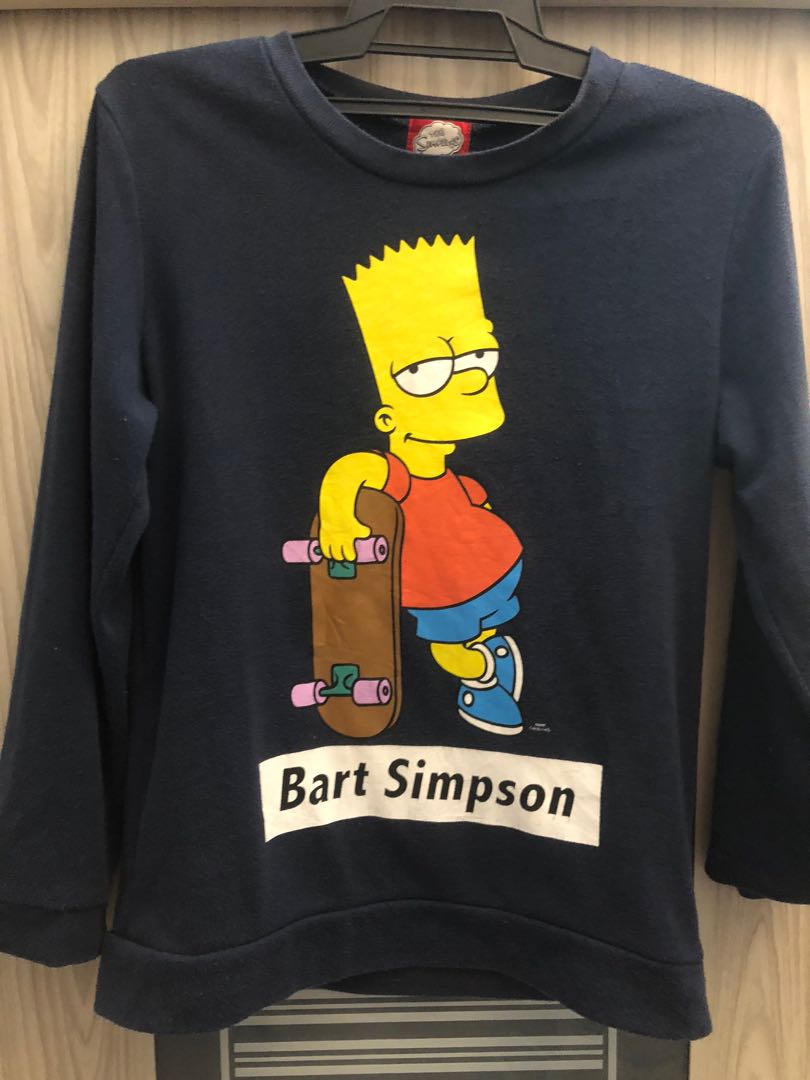 Bart Simpson, Women's Fashion, Tops, Longsleeves on Carousell