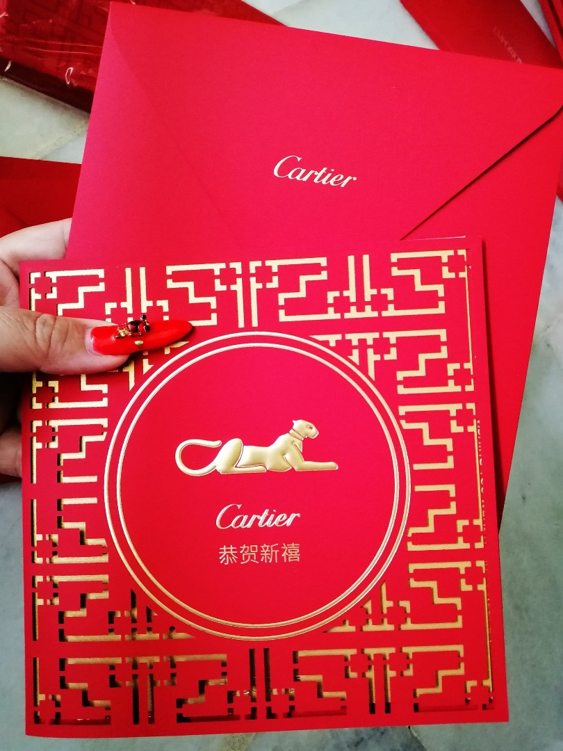 Cartier CNY greeting card, Luxury, Accessories on Carousell