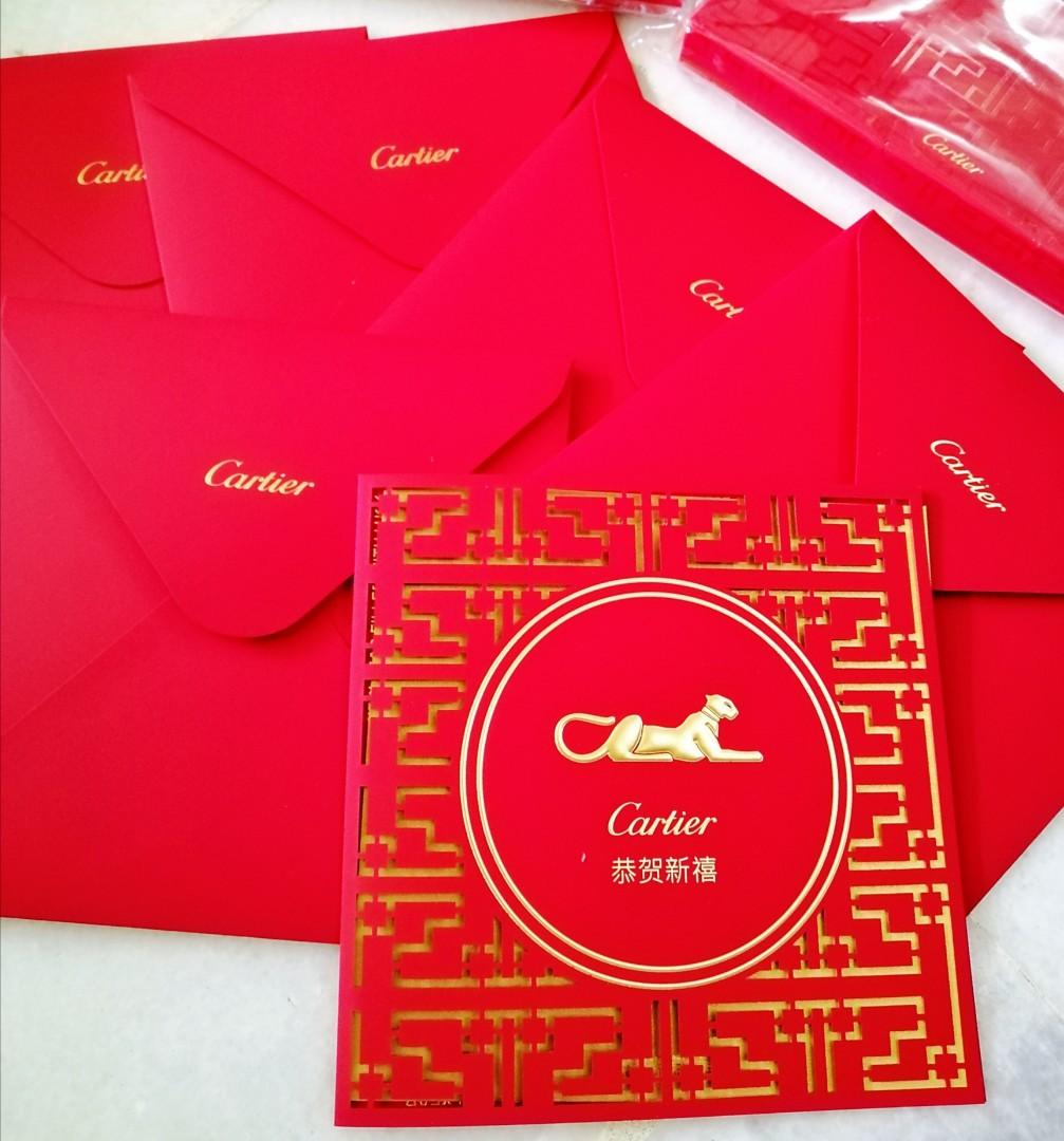 Cartier CNY greeting card, Luxury, Accessories on Carousell