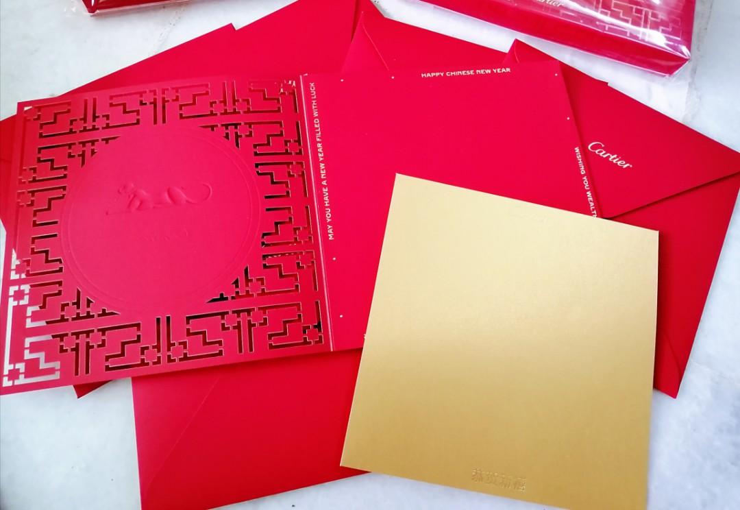 Cartier CNY greeting card, Luxury, Accessories on Carousell