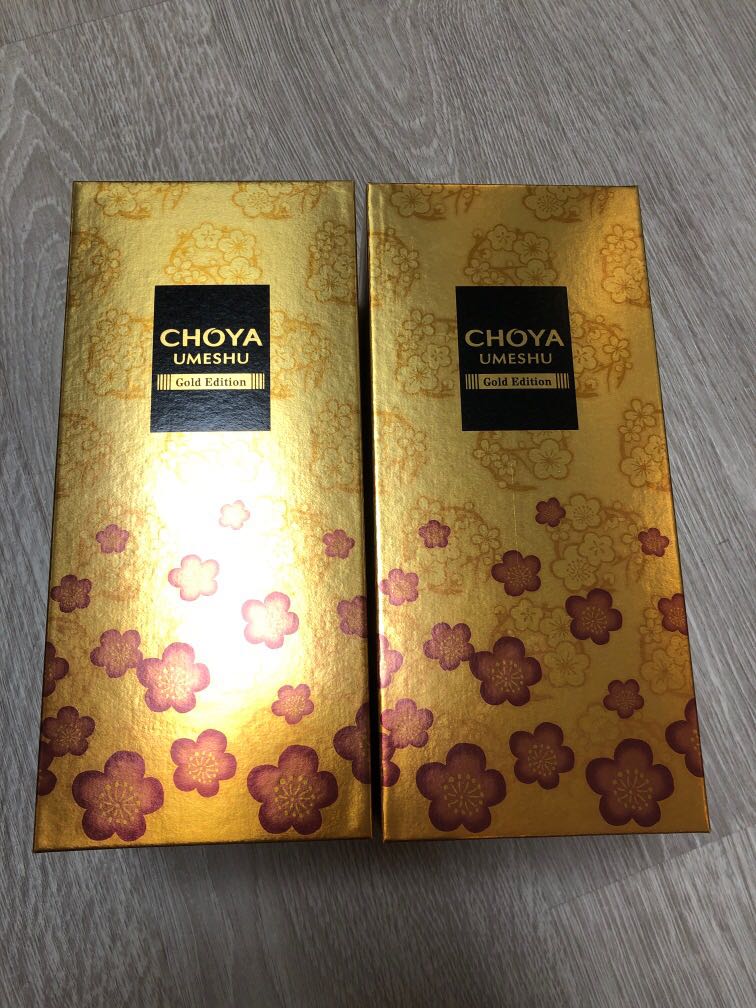 Choya umeshu gold edition 500ml, Food & Drinks, Alcoholic Beverages on ...