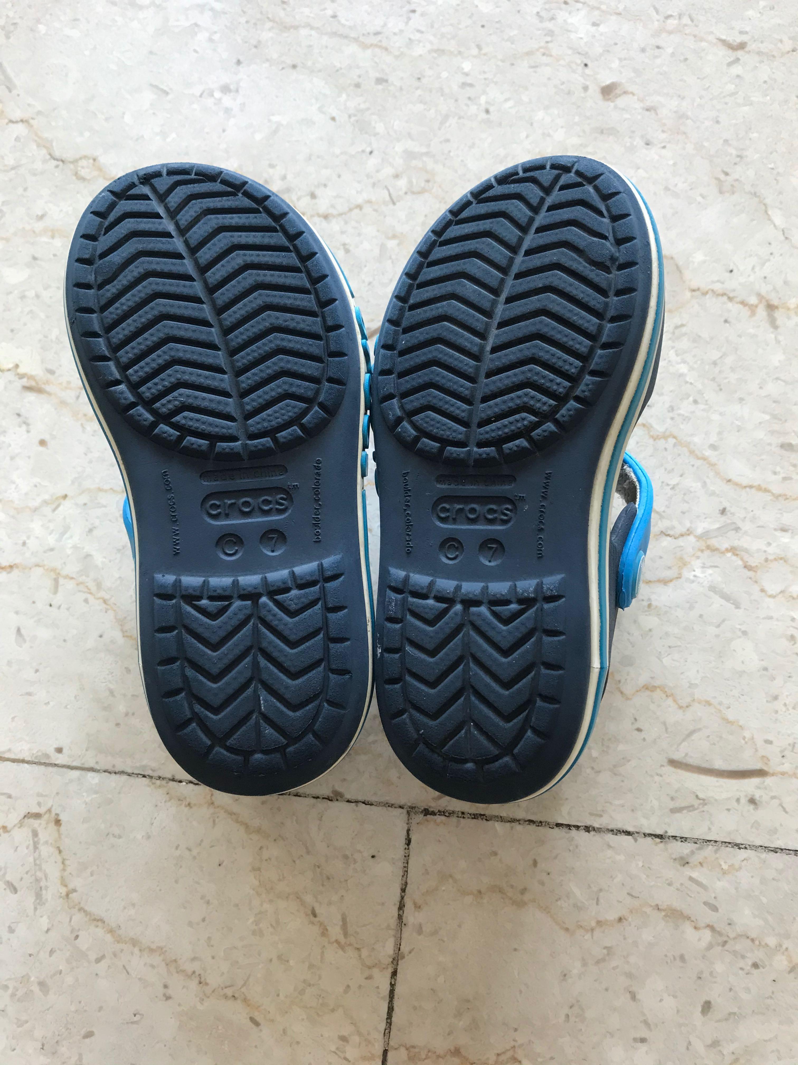 Crocs sandals C7, Babies & Kids, Babies & Kids Fashion on Carousell