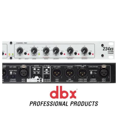 DBX 234/234XL Stereo 2 way/3 way / 4way Crossover Equalizer (black), Hobbies & Toys, Music ...
