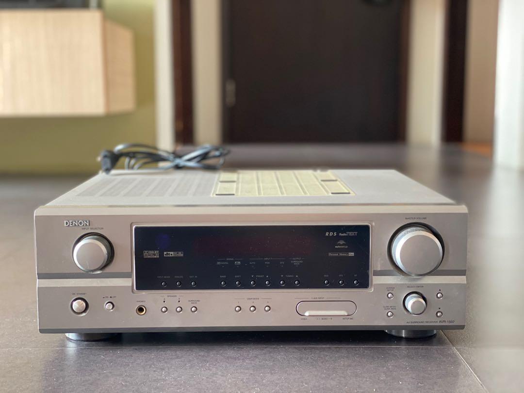 Denon AVR-1507 Amplifier in brushed metal, Audio, Soundbars, Speakers ...