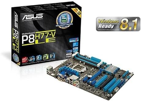 Desktop Motherboard - ASUS P8H77-V LE LGA 1155 Intel H77 HDMI SATA 6Gb/s USB 3.0 ATX Intel ...