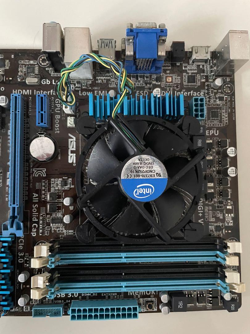 Desktop Motherboard - ASUS P8H77-V LE LGA 1155 Intel H77 HDMI SATA 6Gb/s USB 3.0 ATX Intel ...