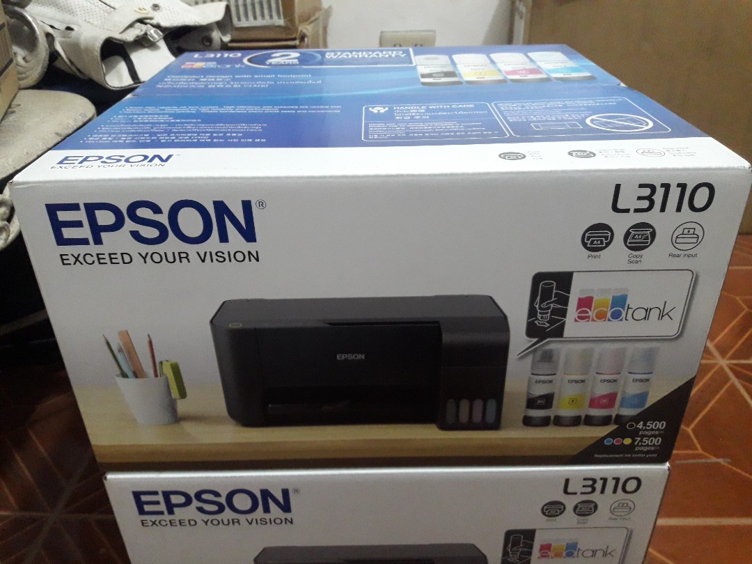 Epson L3110 3 in 1 Eco Tank Printer, Computers & Tech, Office ...