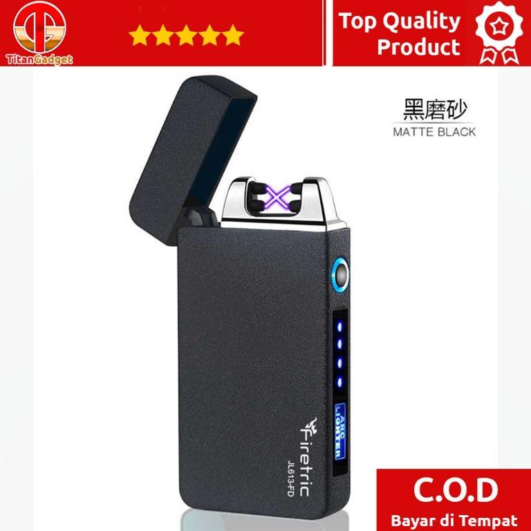Firetric Korek Api Elektrik Pulse Plasma Double Arc Lighter - JL613-FD Titangadget, Barang Yang ...