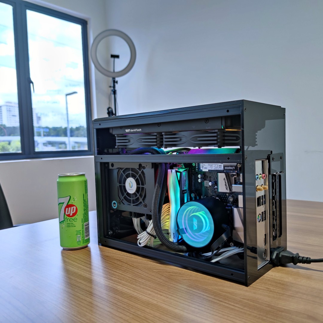 GEEEK A60 PLUS MINI ITX CASE - BLACK, Computers & Tech, Parts ...