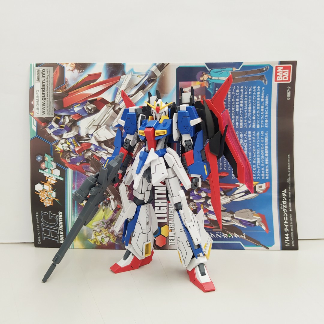 1/144 Scale Gundam Kit Bandai HGBF Lightning Z Gundam Model Kit – 1/144 ...