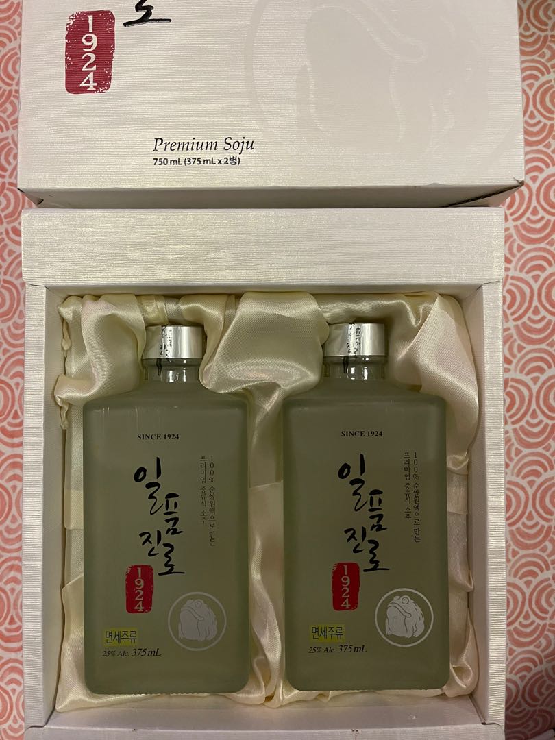 Korean Premium Soju (750ml), Food & Drinks, Beverages on Carousell
